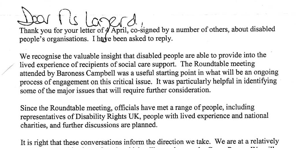 Joint open letter to the Department of Health and Social Care ...