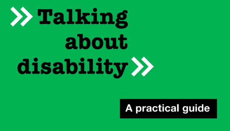 Talking About Disability guide - Inclusion London